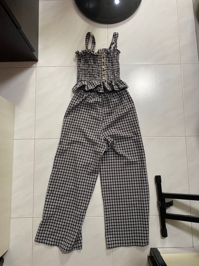 Checkered Set, Women's Fashion, Dresses & Sets, Sets or Coordinates on ...
