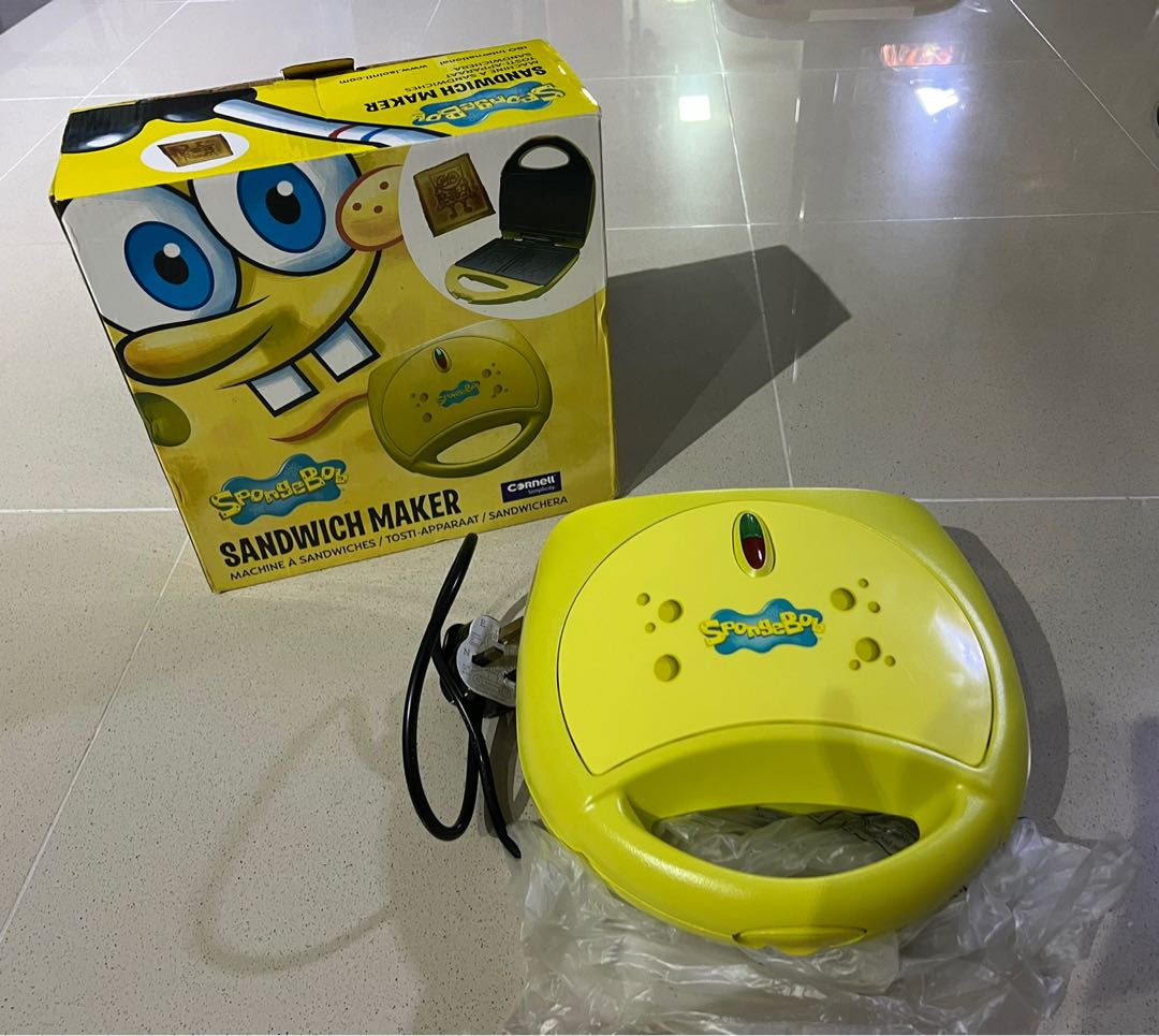 Cornell SpongeBob Sandwich Maker, TV & Home Appliances, Kitchen ...