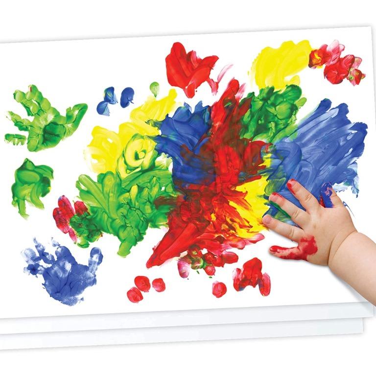 Crayola Giant Fingerpaint Paper Pad 25 Pages HZ0886, Hobbies & Toys ...