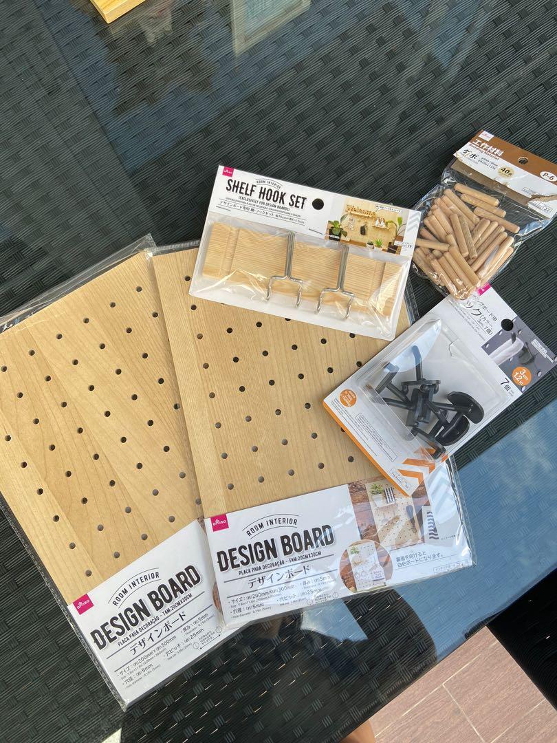 DAISO design board hook, Furniture & Home Living, Home Decor, Other ...