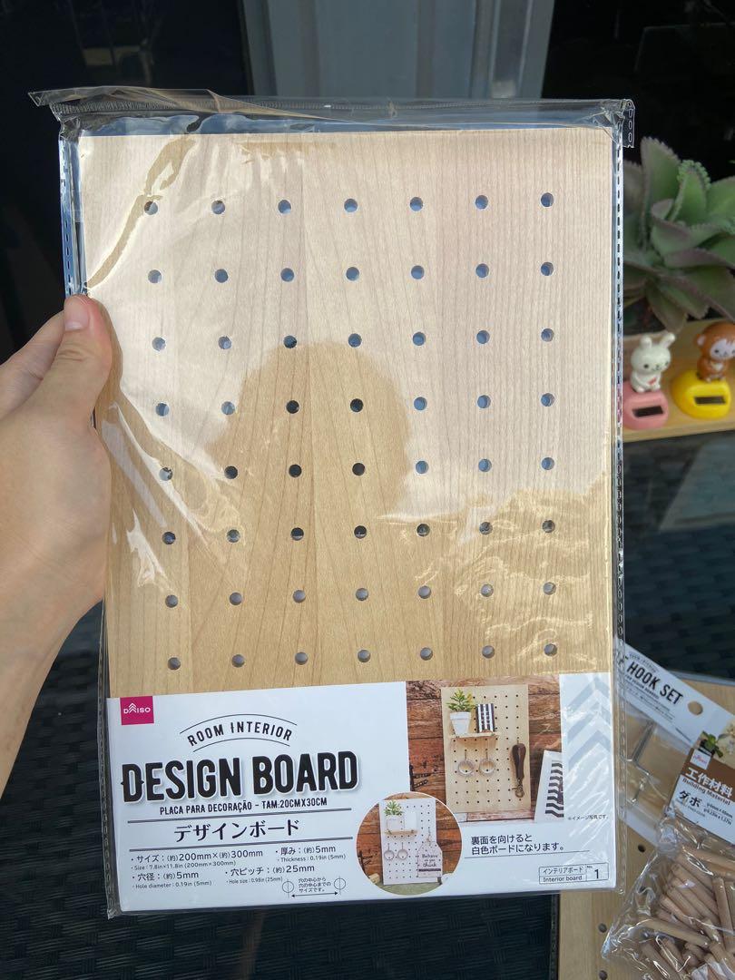 DAISO design board hook, Furniture & Home Living, Home Decor, Other ...