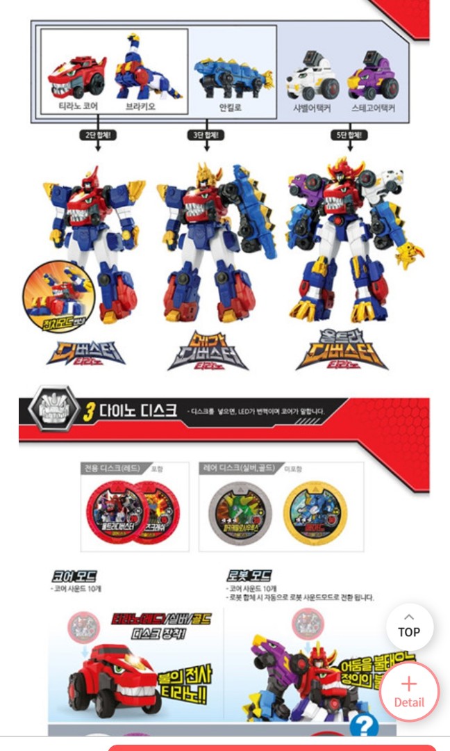 Dinocore 5-Levels Ultra Tirano Combination Robot, Hobbies & Toys, Toys ...