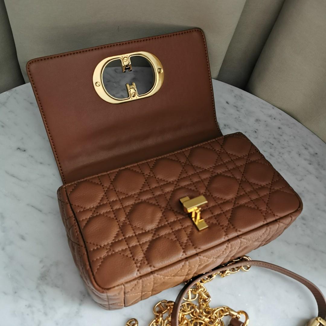 Dior Caro Tan, Fesyen Wanita, Tas & Dompet di Carousell