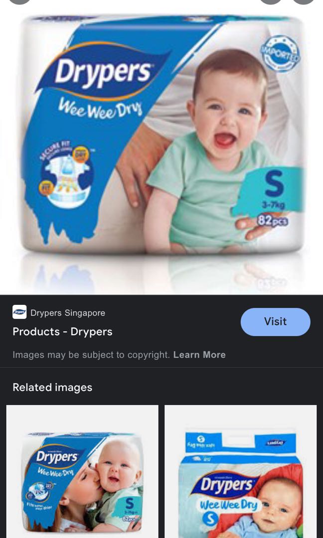 Drypers Wee Wee Dry, Babies & Kids, Bathing & Changing, Diapers & Baby ...