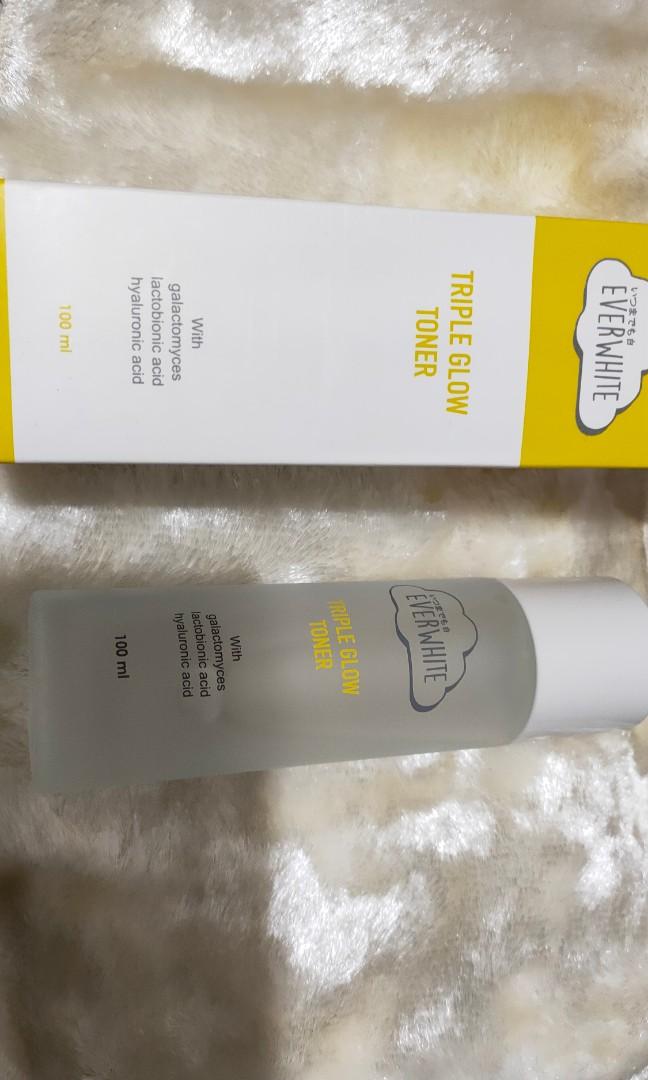 Everwhite Triple Glow Toner, Beauty & Personal Care, Face, Face Care on ...