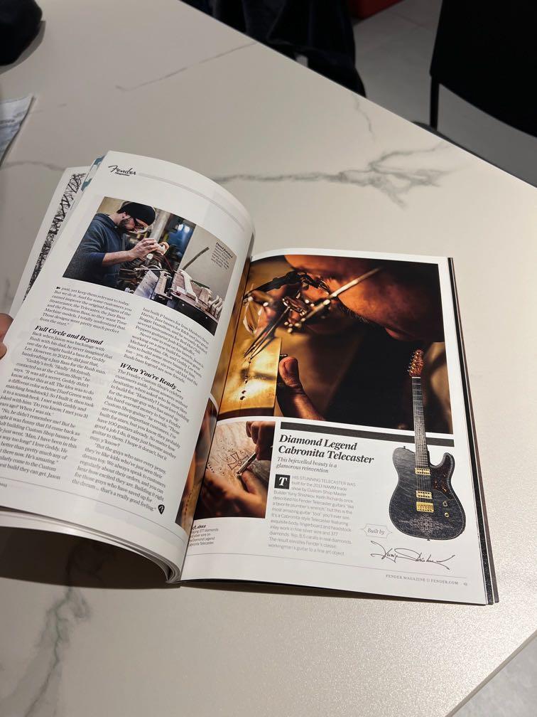 Fender magazine, Hobbies & Toys, Books & Magazines, Magazines on Carousell