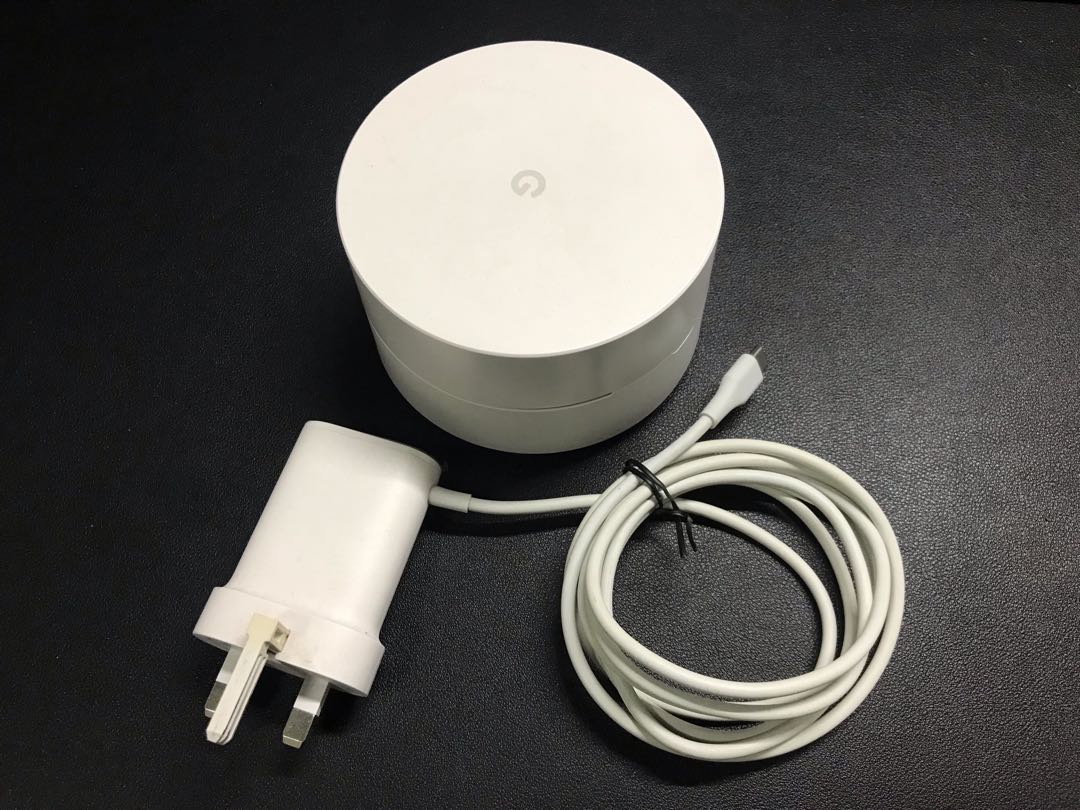 Google Wifi router with power adapter, Computers & Tech, Parts ...