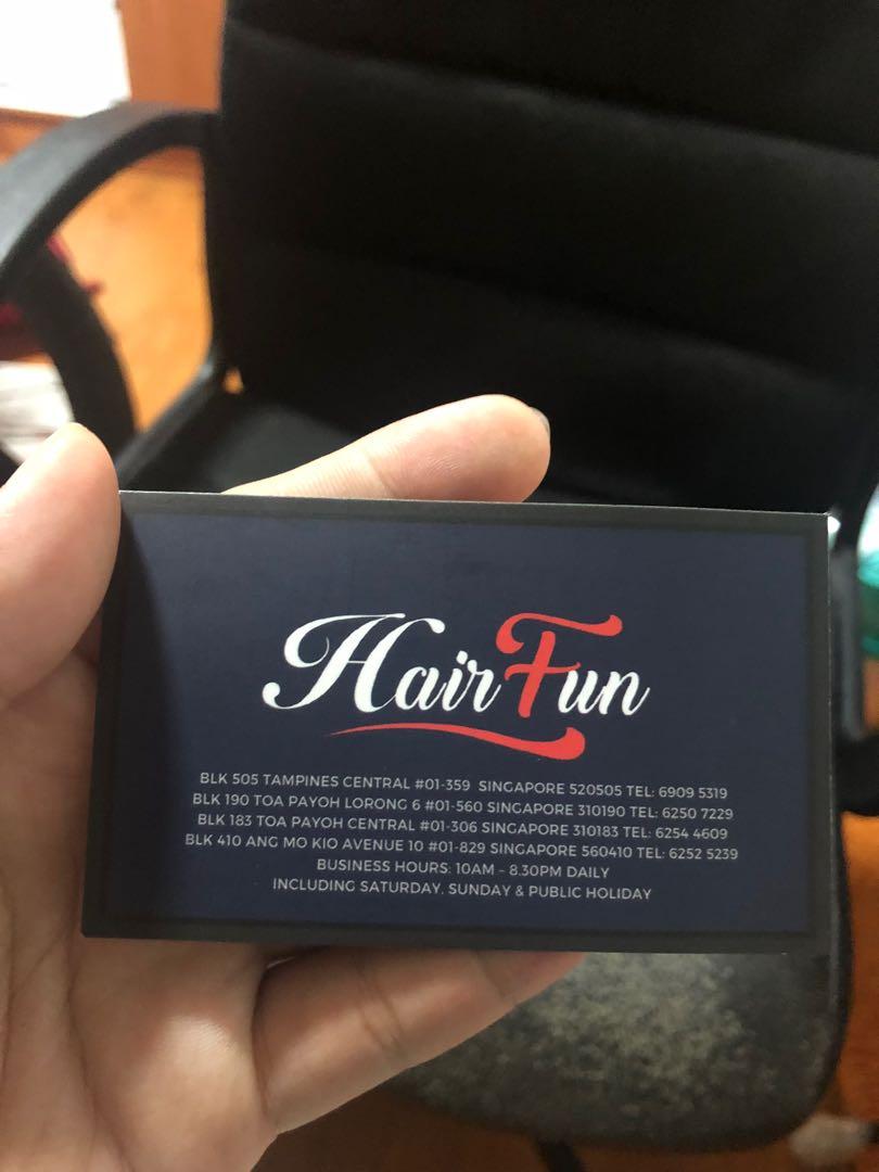 HairFun Saloon member cash card (balance $24) -member hair cut $2 each ...