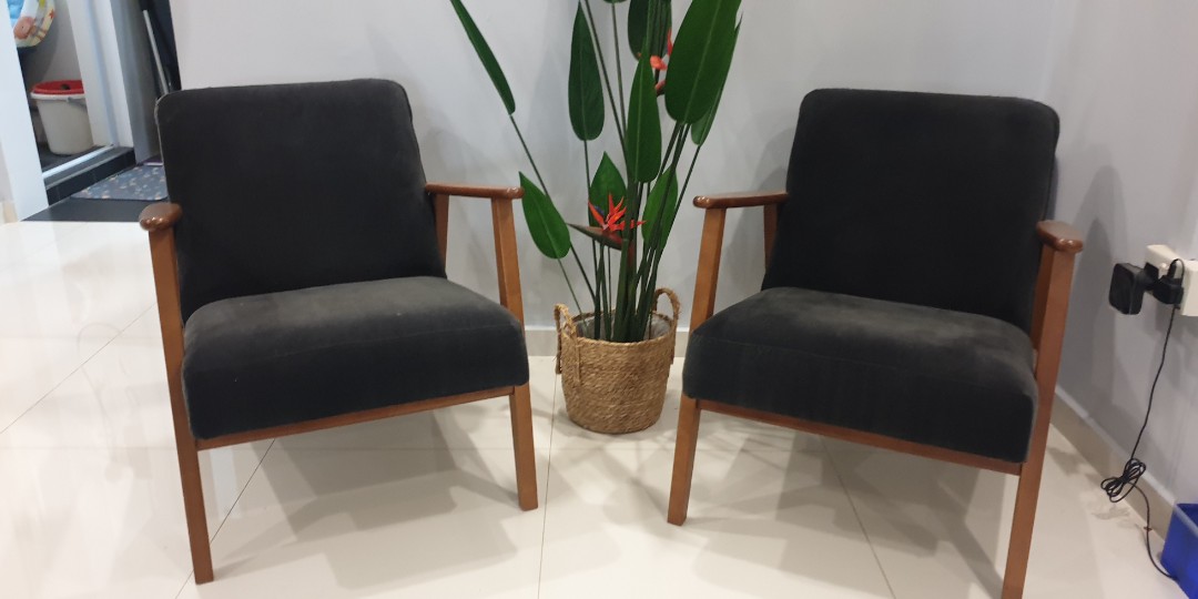 Ikea dual chair, Furniture & Home Living, Furniture, Chairs on Carousell