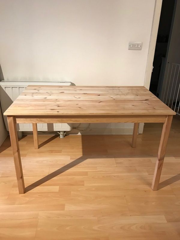 IKEA Ingo Table Solid Pine Wood (untreated), Furniture & Home Living ...