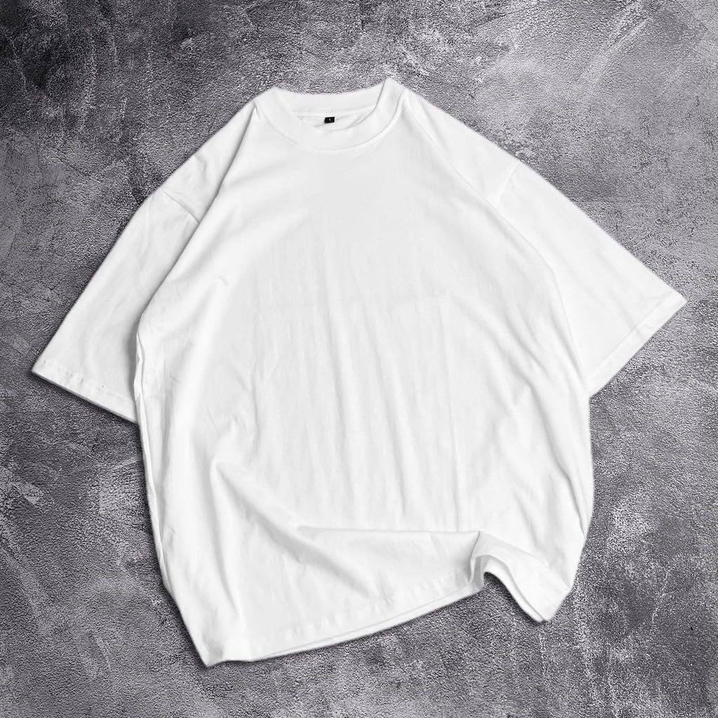 Kaos Polos Unisex Oversize Fesyen Pria Pakaian Atasan Di Carousell