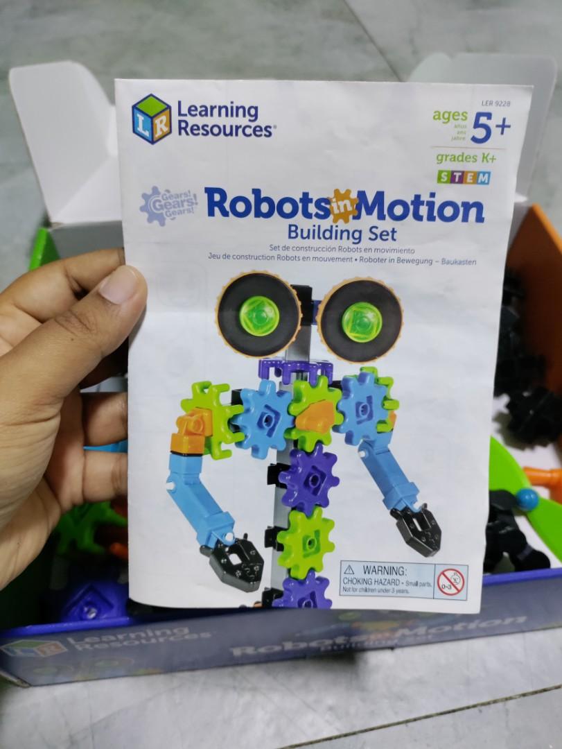 Learning Resources Robots in Motion building set (gears), Hobbies ...