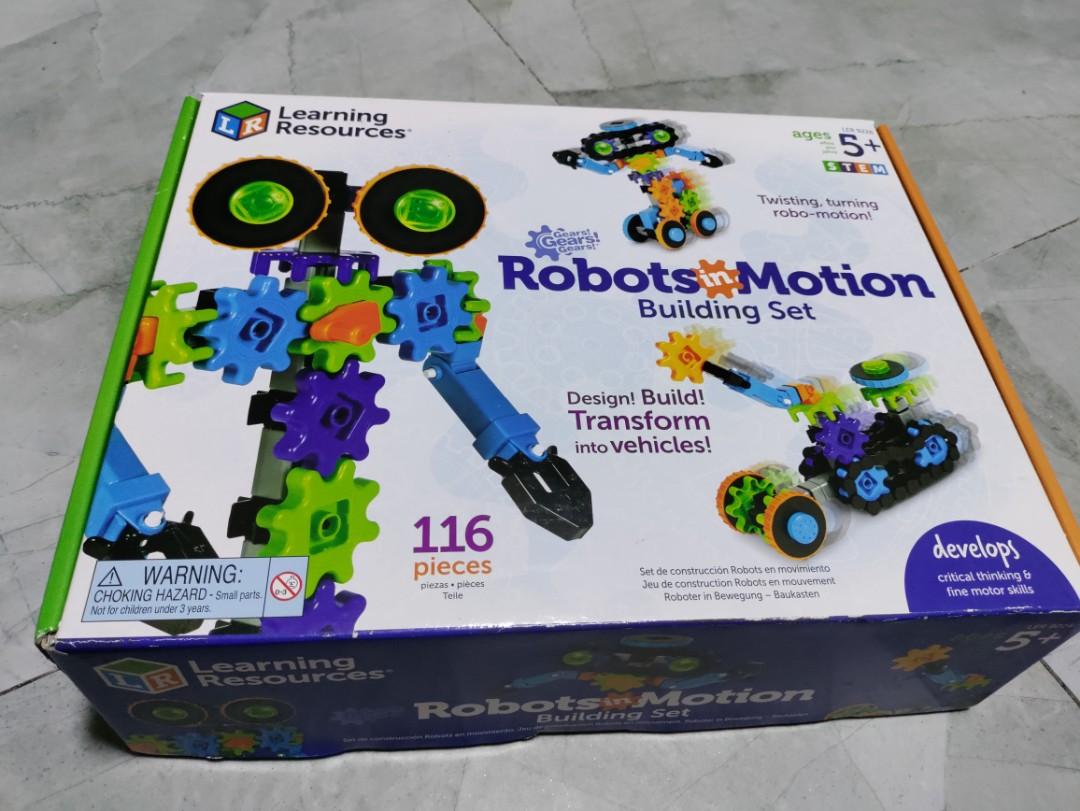 Learning Resources Robots in Motion building set (gears), Hobbies ...
