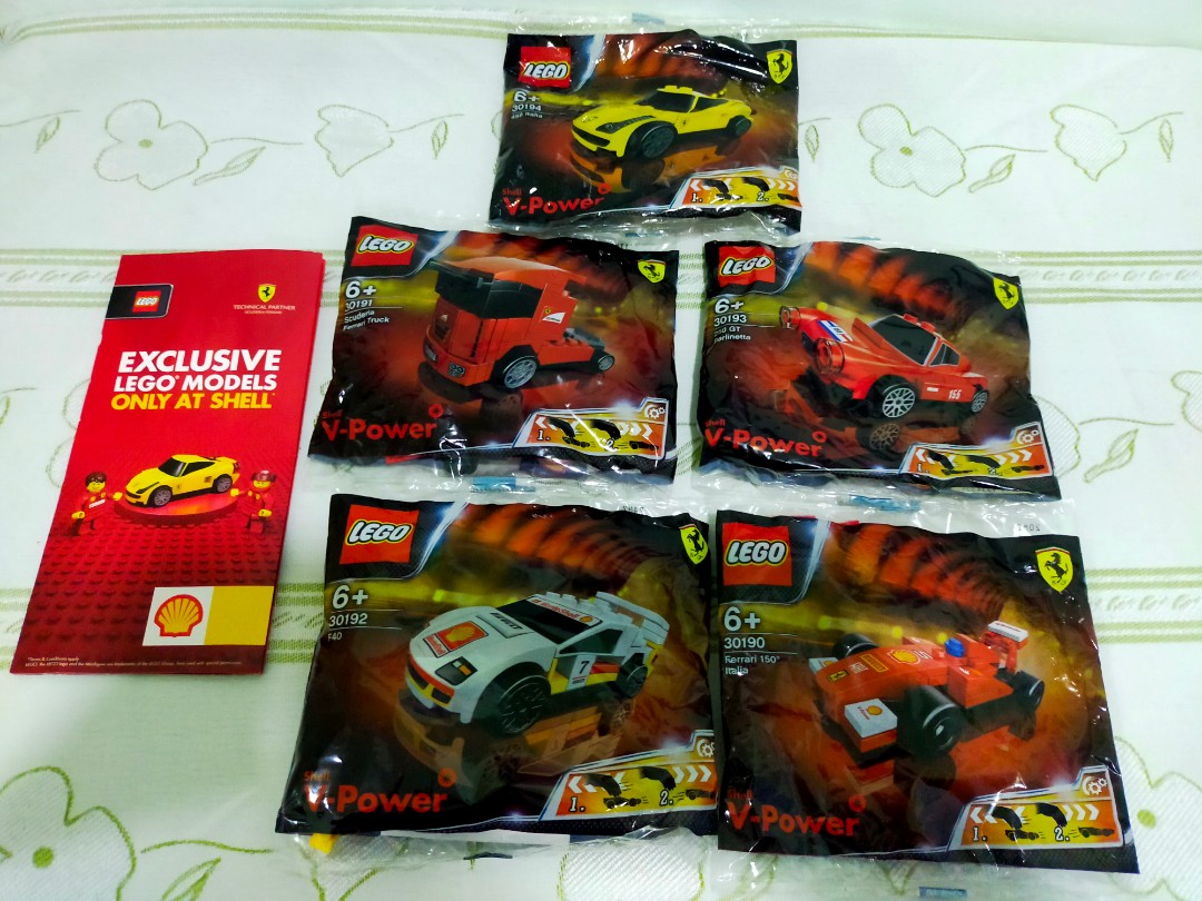 Lego Ferrari Collectable Car 30190-30194, Hobbies & Toys, Collectibles ...