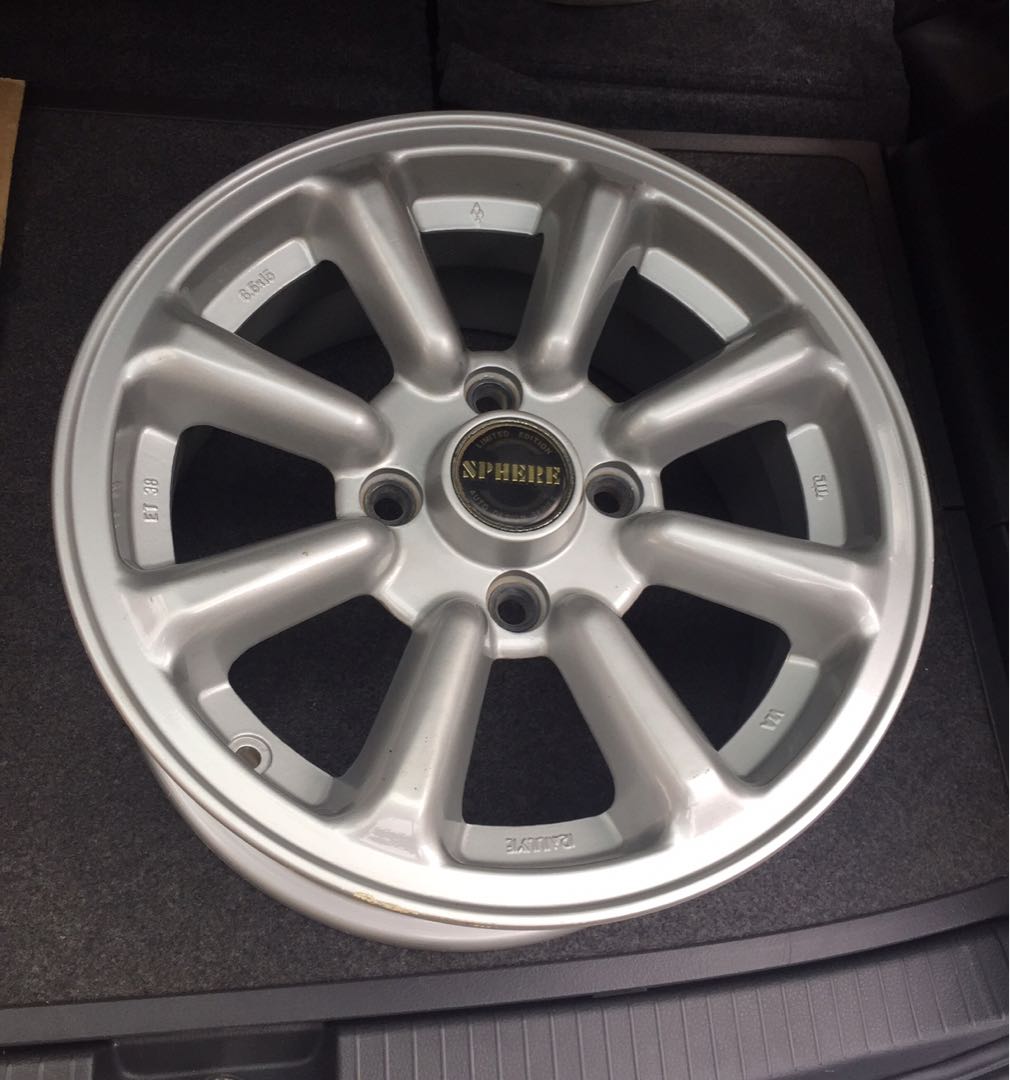 Mags RALLY 6.5 R15”, 4 holes, PCD 114,, Car Parts & Accessories, Mags ...