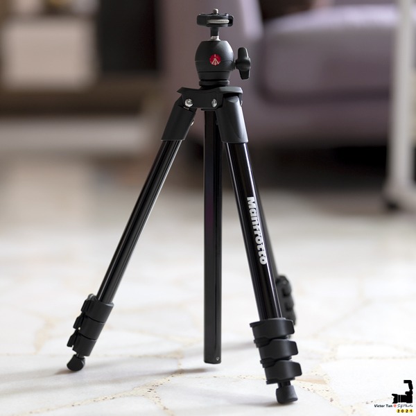 Manfrotto Compact Light Aluminum Tripod (Black), Photography ...