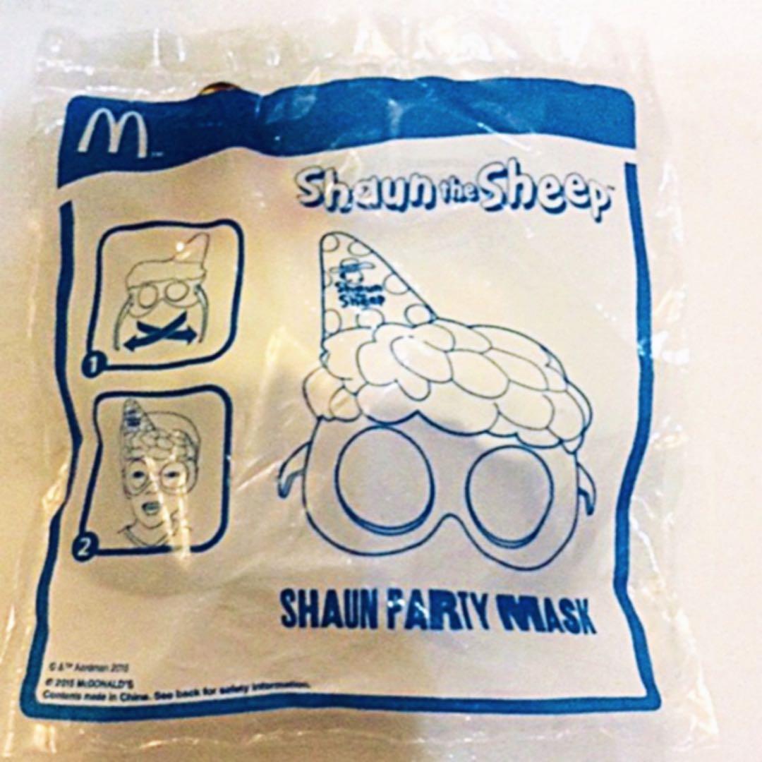 McDonald's Shaun The Sheep Party Mask, Everything Else on Carousell