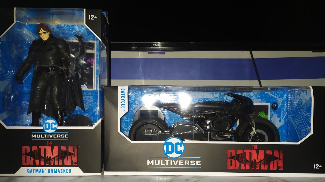 McFarlane Batman & Batcycle, Hobbies & Toys, Toys & Games on Carousell