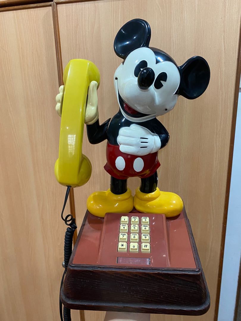 Mickey Mouse Telephone, Hobbies & Toys, Memorabilia & Collectibles ...