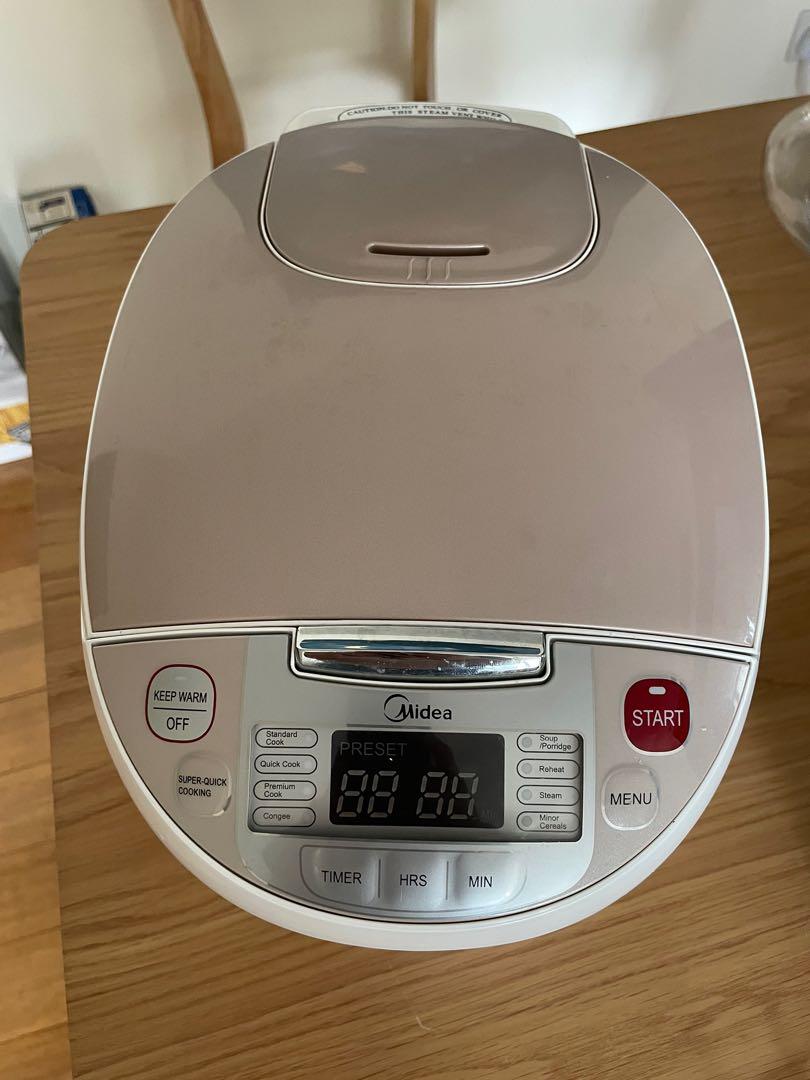 Midea pink Japanese rice cooker 1L, TV & Home Appliances, Kitchen ...