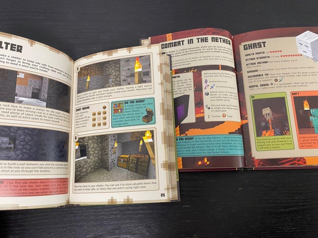Minecraft Combat Handbook, 興趣及遊戲, 書本 & 文具, 漫畫 - Carousell