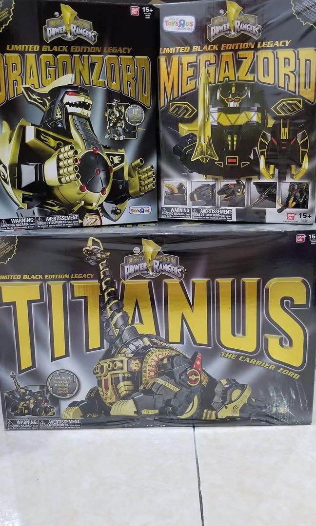 Mighty morphin power rangers titanus black edition - town-green.com