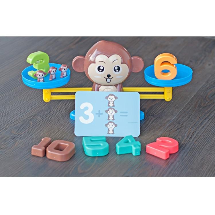 Montessori Mathematics Balancing Scale Game (Penguin/Monkey Design ...