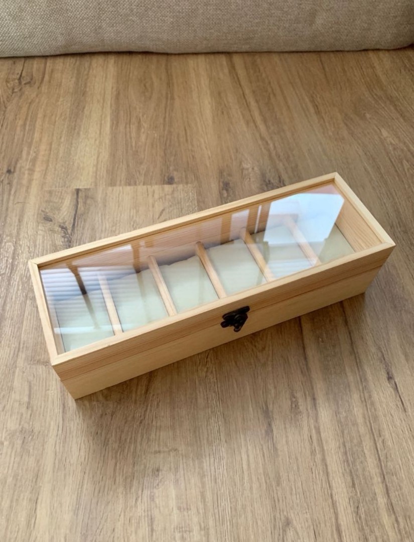 Muji esque 6 slot watch box, Men's Fashion, Watches & Accessories ...