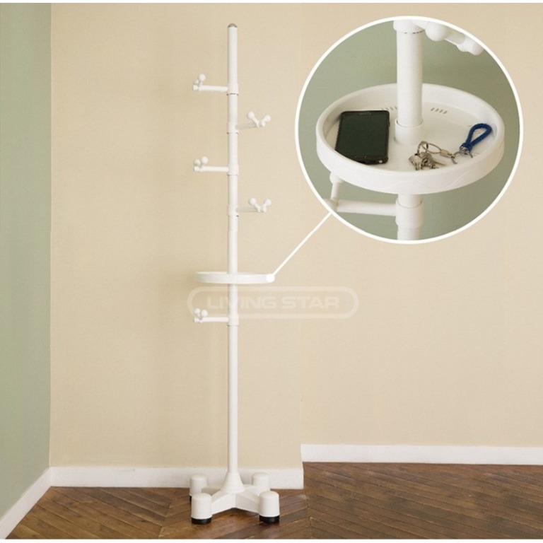 Multi Standing Hanger with Tray, Furniture & Home Living, Home ...
