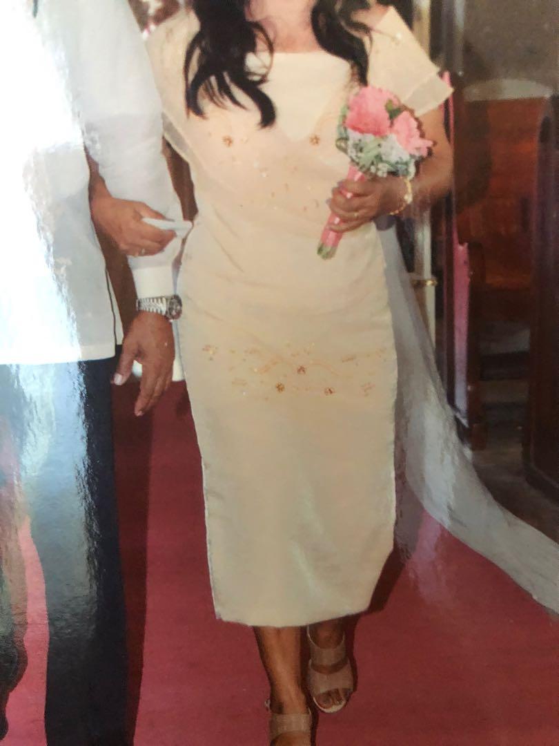 Filipiniana/Ninang gown, Women's Fashion, Dresses & Sets, Sets or ...