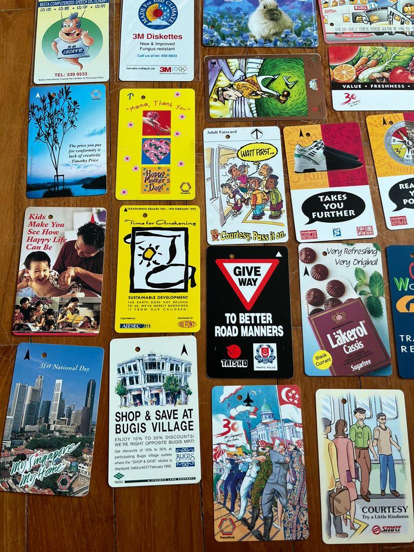 Old Singapore SMRT Cards & Transitlink Cards, $5 each, Hobbies & Toys ...