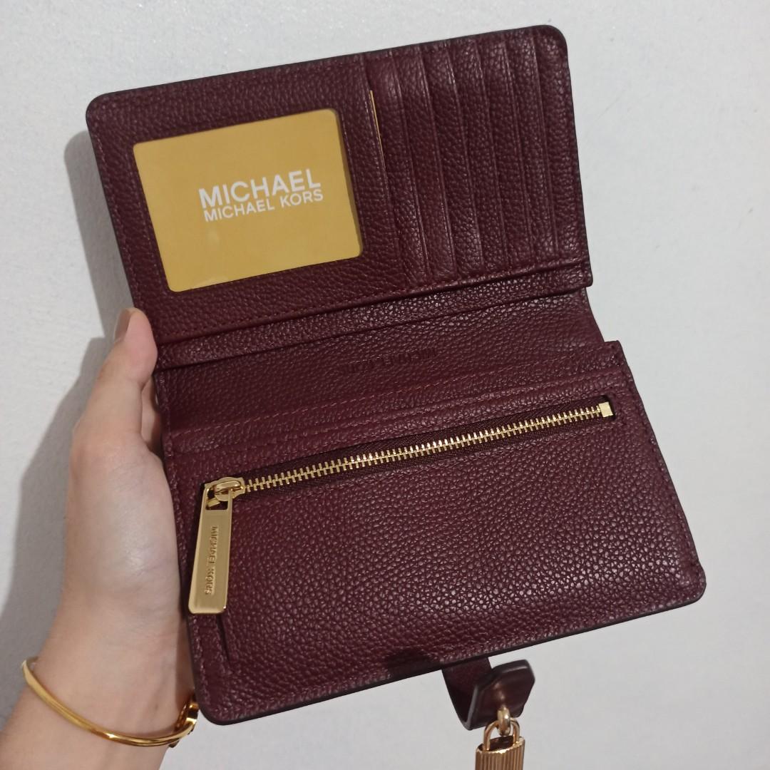 Original Michael Kors Adele Slim Wallet, Women's Fashion, Bags ...
