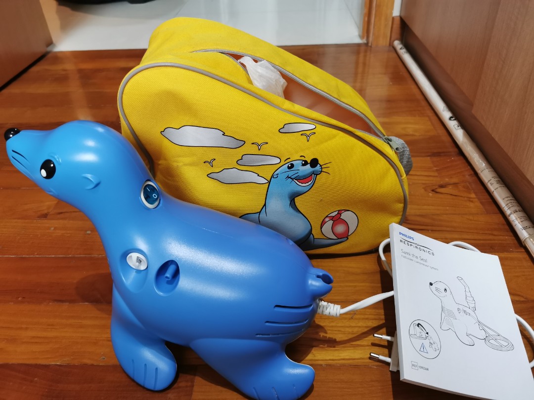 Philips Respironics Sami the Seal pediatric compressor, Health ...