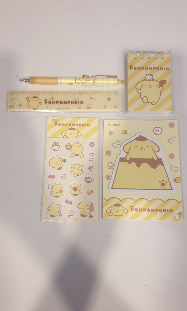 Pompompurin stationery set, Hobbies & Toys, Stationery & Craft ...
