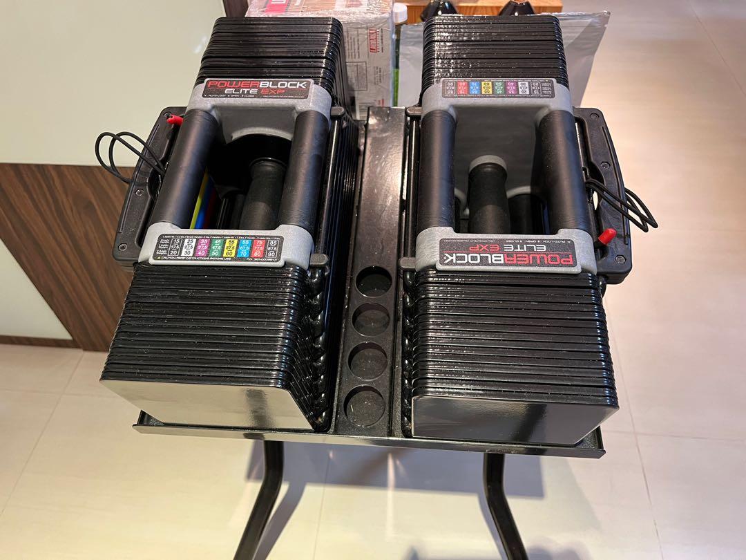 Powerblock Elite Exp 90 lbs, Sports Equipment, Exercise & Fitness ...