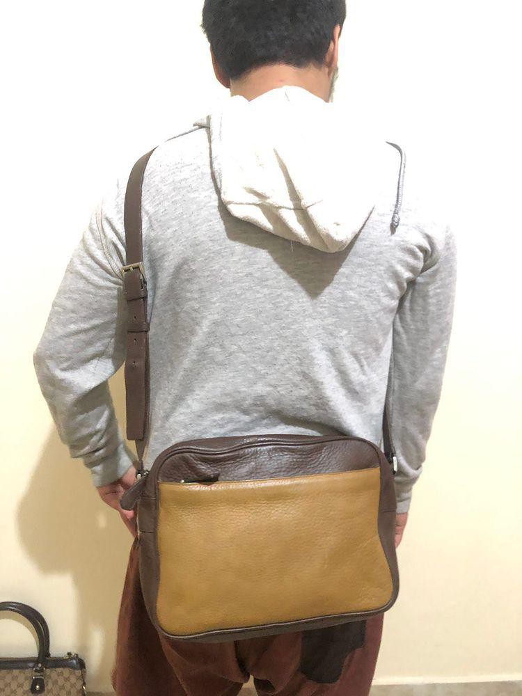 authentic PRADA Milano sling bag, Fesyen Pria, Tas & Dompet , Tas ...