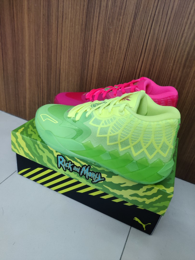 Puma Rick and Morty MB.01, Men's Fashion, Footwear, Sneakers on Carousell