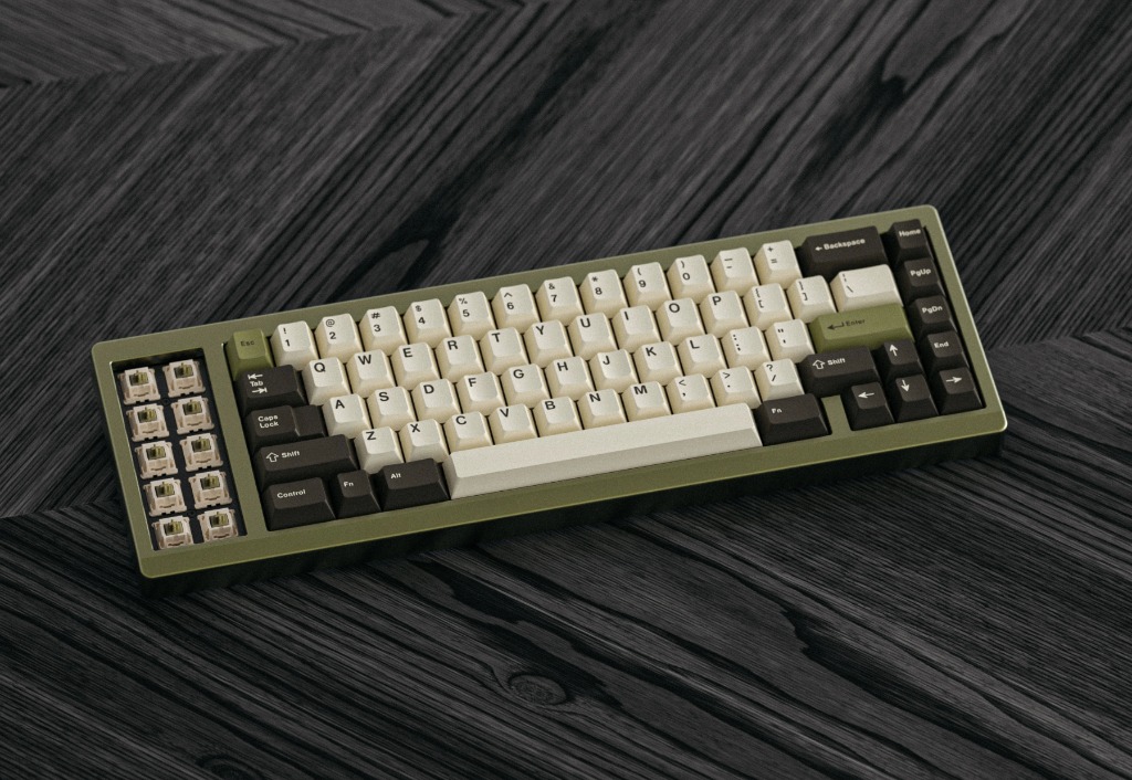 RAMA x Ion Zenith Moss Mechanical Keyboard, 電腦＆科技, 電腦周邊及配件, 電腦鍵盤及相關產品 ...