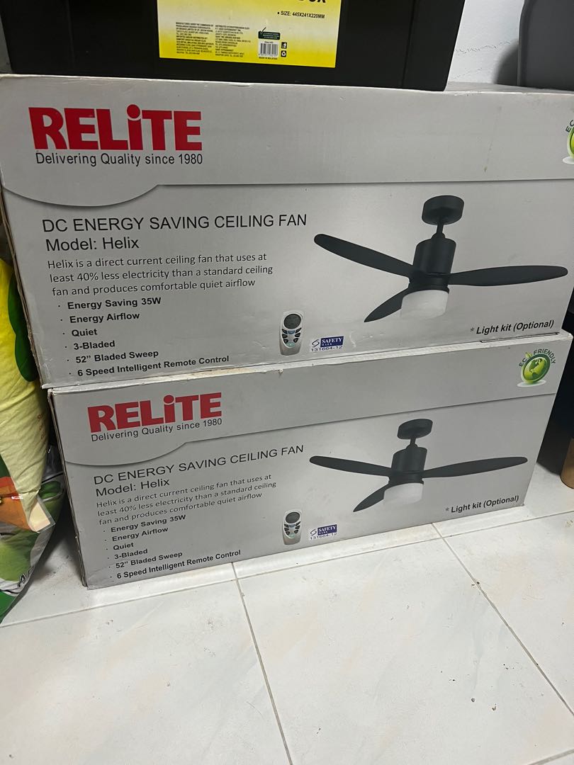 Relite fan, Furniture & Home Living, Lighting & Fans, Fans on Carousell