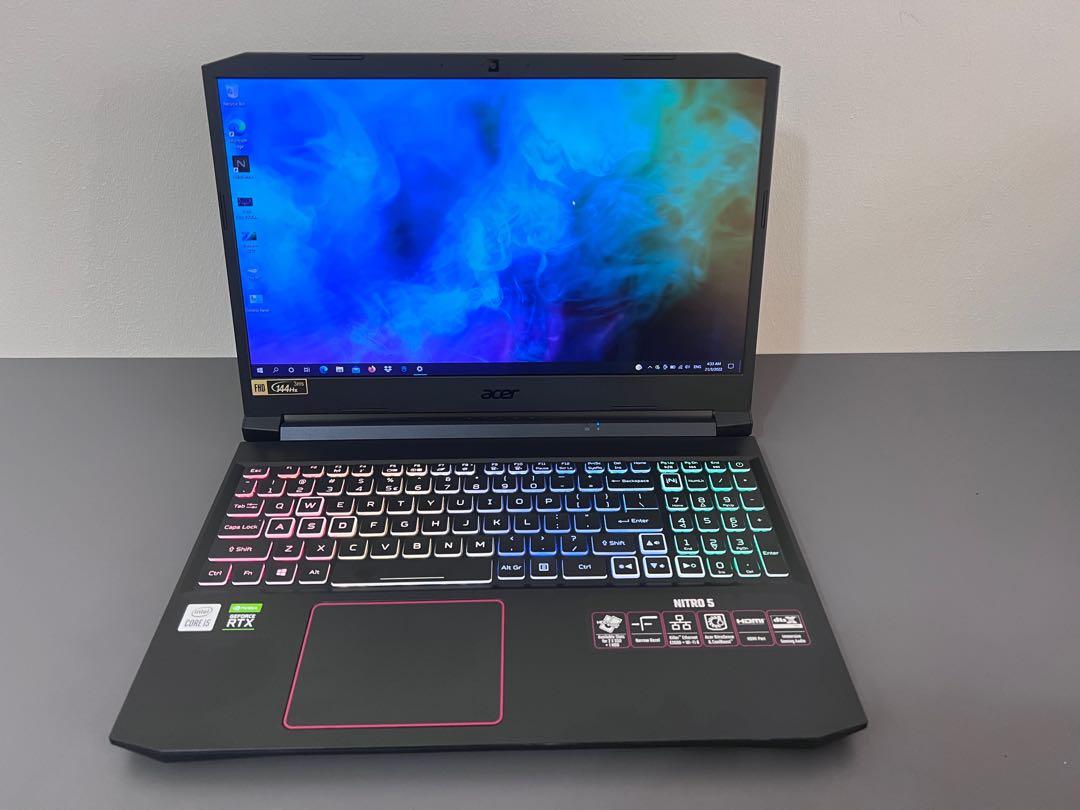 RTX 3060 Acer Nitro 5 (2021) i5-10300H, 144Hz, 16GB Ram, Warranty March ...