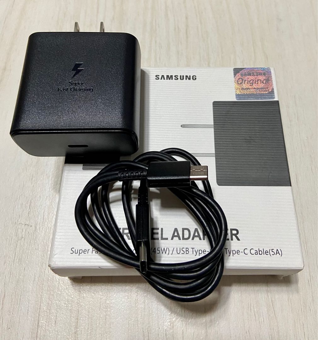 Samsung original 45W USB-C Super Fast Charging Wall Charger, Mobile Phones & Gadgets, Mobile ...