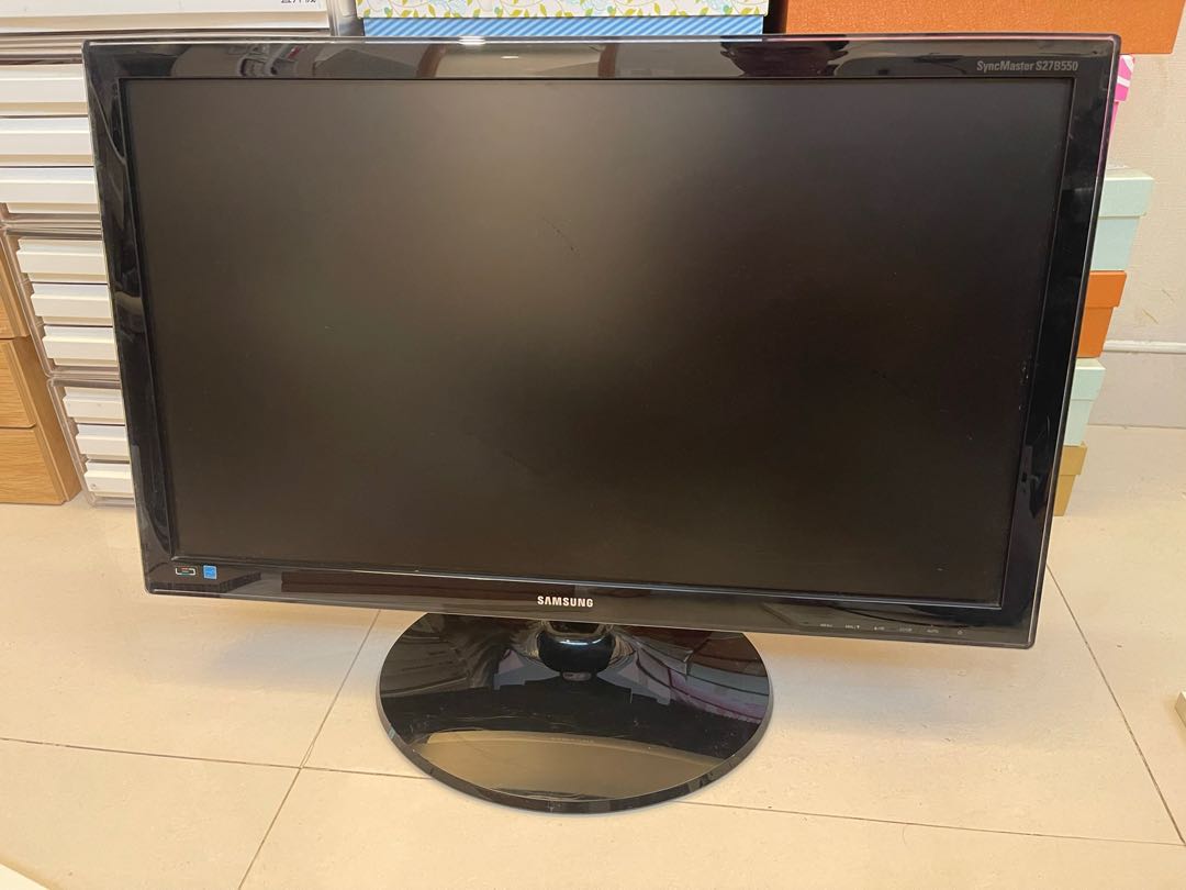 Samsung SyncMaster S27B550 27吋電腦螢幕無死點, 電腦＆科技, 電腦周邊及配件, 電子屏幕 - Carousell