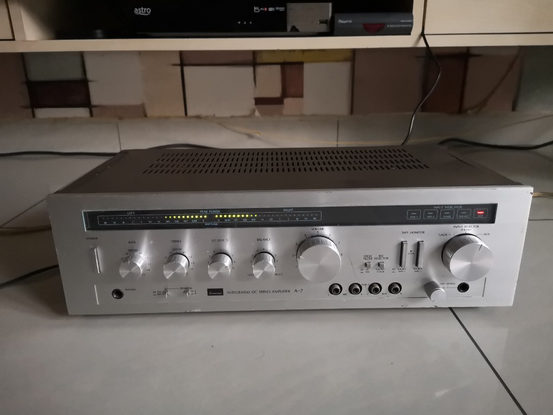 Sansui A-7 DC Servo Solid State Integrated Stereo Amplifier, Audio ...