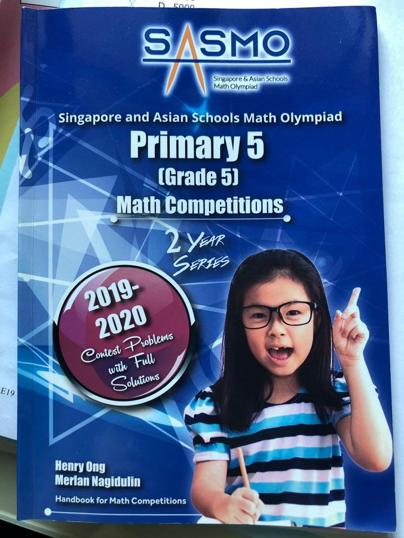 SASMO Maths Competition (Grade 5) 2019-2020, 興趣及遊戲, 書本 & 文具, 書本及雜誌 - 補充 ...