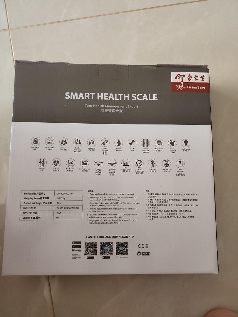 SMART HEALTH SCALE, Health & Nutrition, Health Monitors & Weighing ...