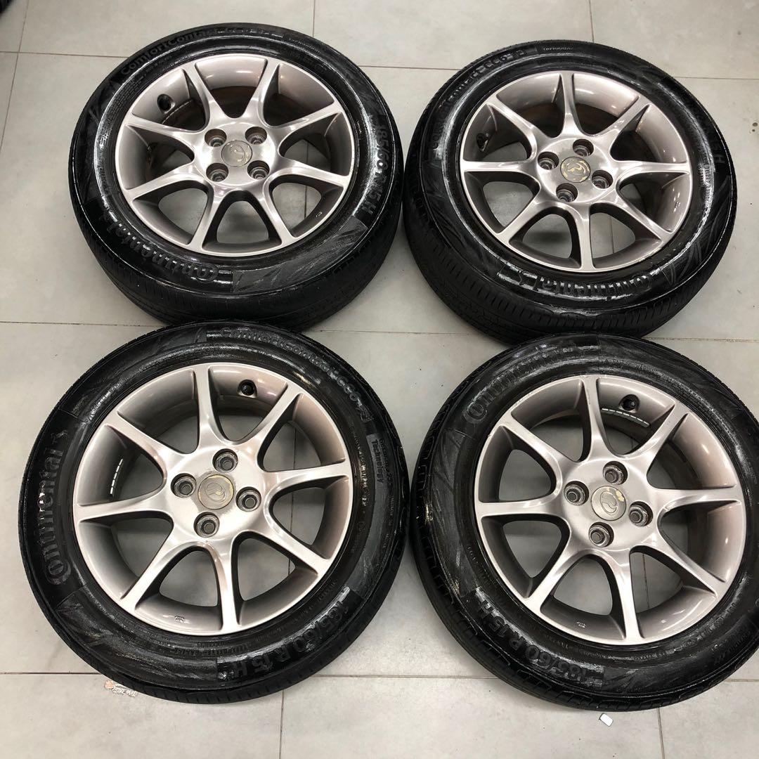 Sport Rim Alza Advance 15 inci siap tayar, Auto Accessories on Carousell
