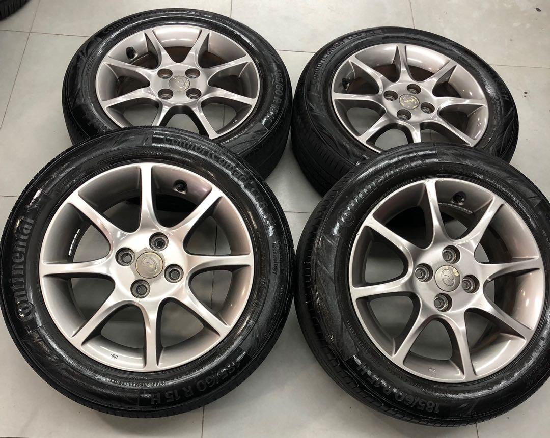 Sport Rim Alza Advance 15 inci siap tayar, Auto Accessories on Carousell