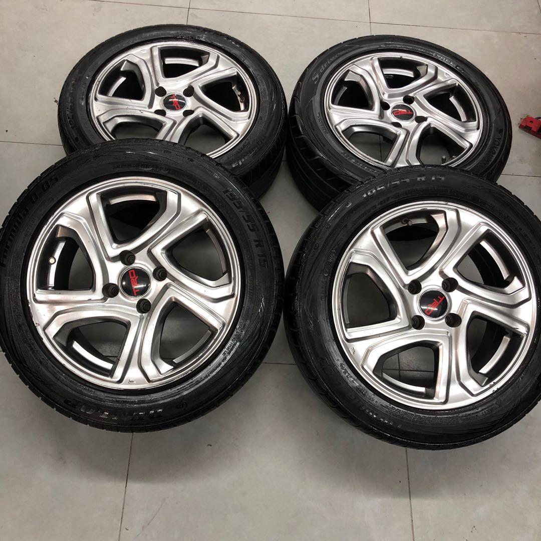 Sport Rim Toyota Vios TRD Design 15, Auto Accessories on Carousell