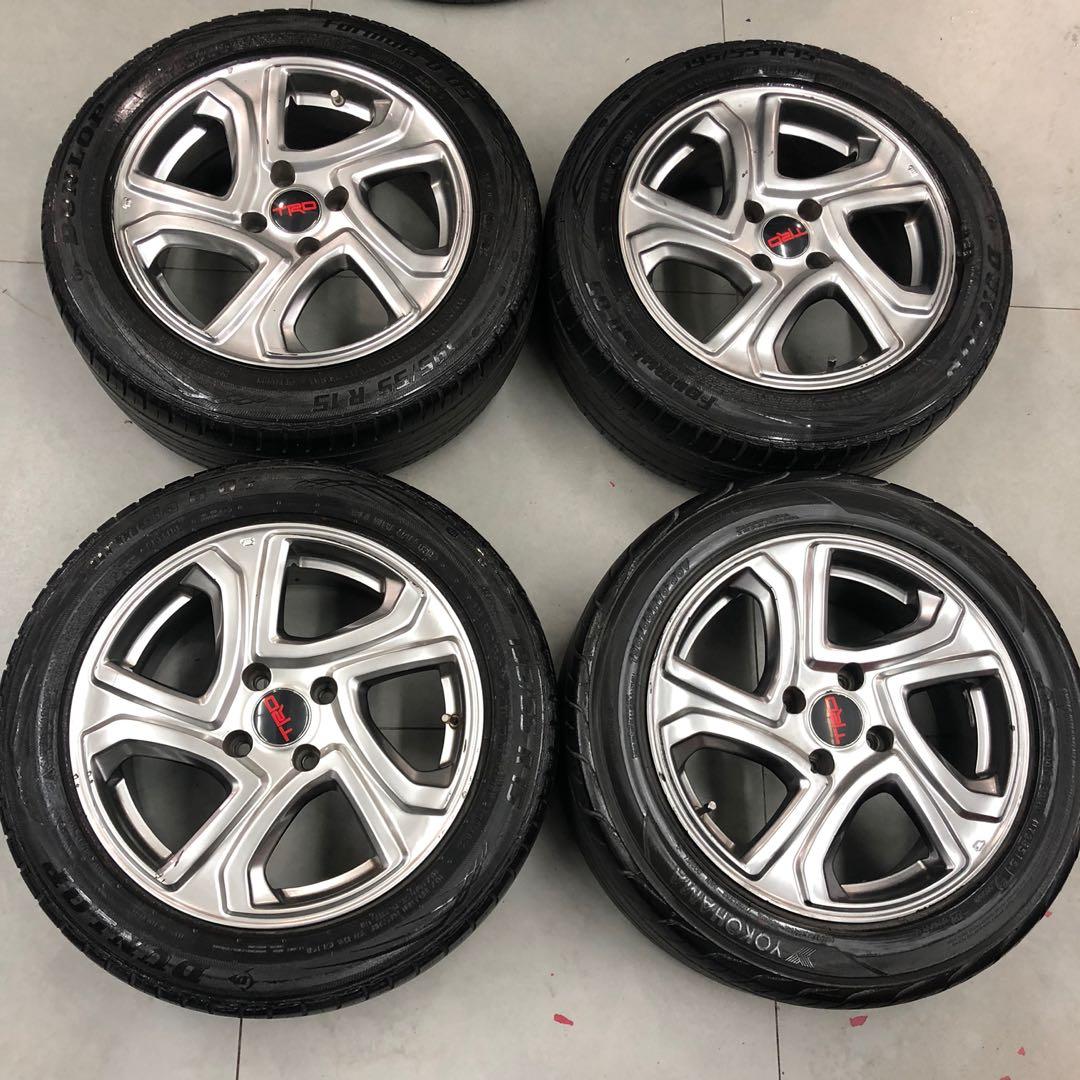 Sport Rim Toyota Vios TRD Design 15, Auto Accessories on Carousell