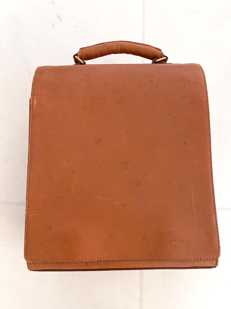 Square Japanese Leather backpack, Women's Fashion, Bags & Wallets ...